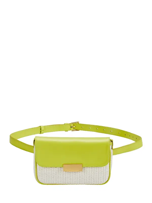 Gigi New York Carrie Crossbody Belt Bag - Natural