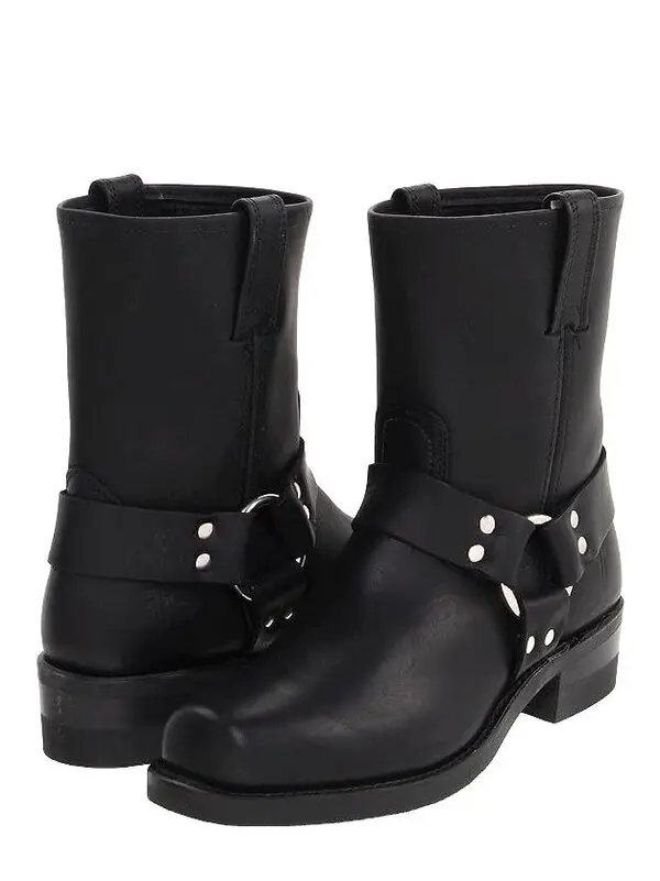 THE FRYE COMPANY Harness 8r Cowboy Boots - Black