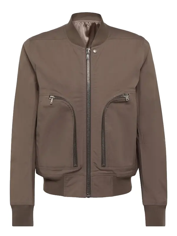 Rick Owens Bauhaus Flight Bomber Jacket - Brown