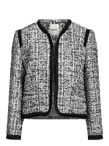 Sandro Single-breasted Blazer - White