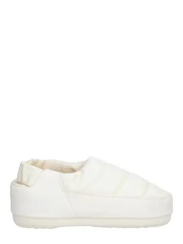 Moon Boot Textile Fiber Sneakers - White