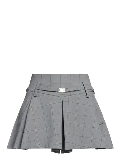 Maje Checked Skort - Grey