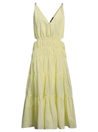 Maje Flared Maxi Dress - Yellow