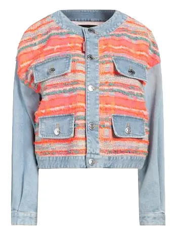 Dsquared2 Denim Bouclé Jacket - Red