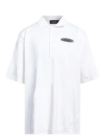 Dsquared2 Polo Shirt Size Cotton - White