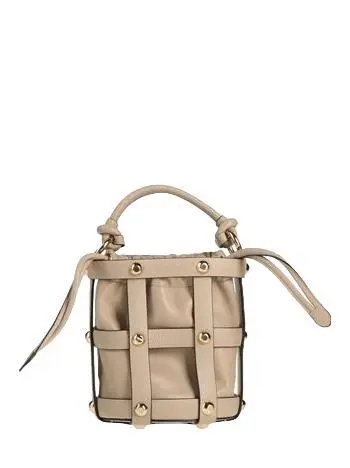 FERRAGAMO F. Cage Small Handbag - Beige