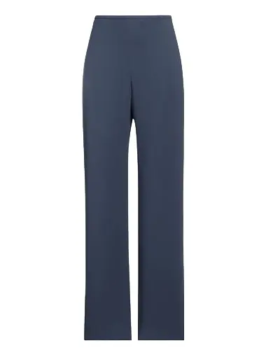 Emporio Armani Wide-leg Crepe Pants - Blue
