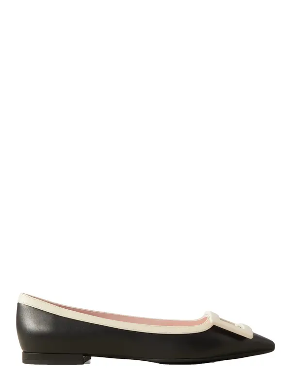 ROGER VIVIER Gommettine Ballet Flats - Black