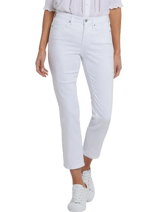 NYDJ Sheri Slim Ankle Jeans - Optic White