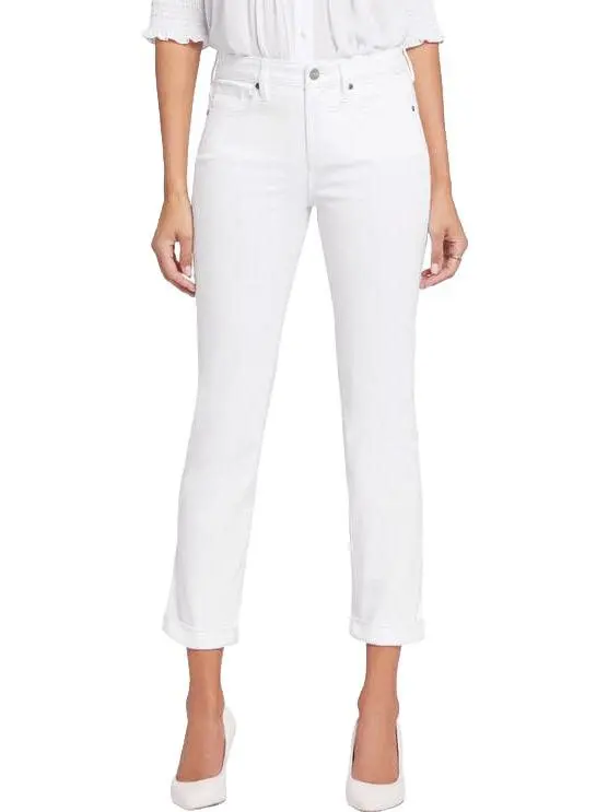 NYDJ Sheri Slim Ankle Jeans - Optic White