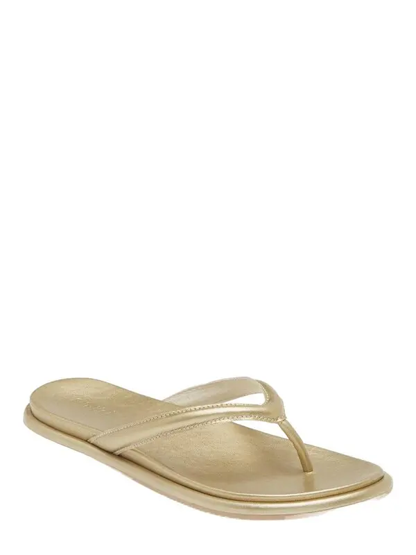 Olukai Tiare Leather Flip Flop - Bubbly/bubbly