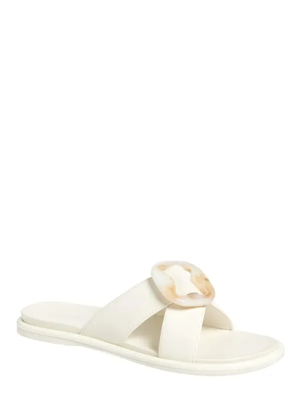 Olukai La'i Slide Sandal - White Sand / White Sand