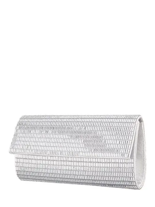 Nina Hope Clutch - Silver