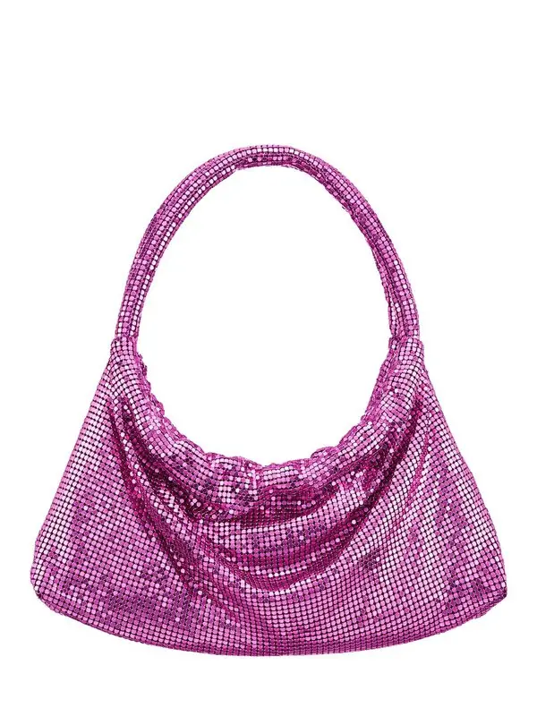 Nina Joyce Mesh Top Handle Bag - Parfait Pink