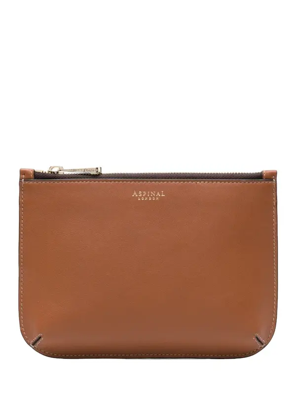 ASPINAL OF LONDON Medium Ella Pouch - Brown