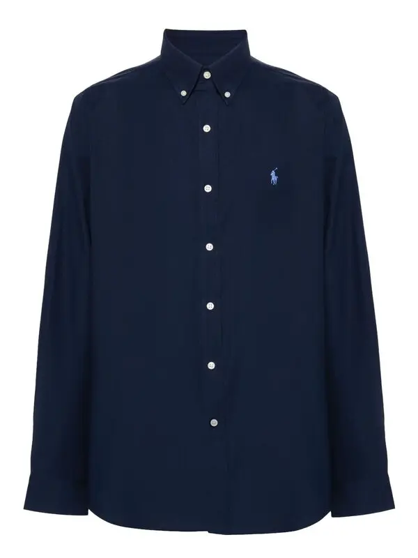 Polo Ralph Lauren Polo Pony Cotton Shirt - Blue