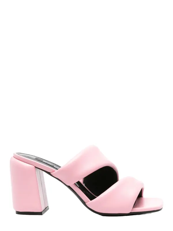 SERGIO ROSSI 80mm Leather Sandals - Pink