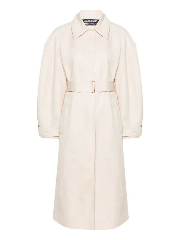 Jacquemus Le Trench Bari Coat - Neutrals