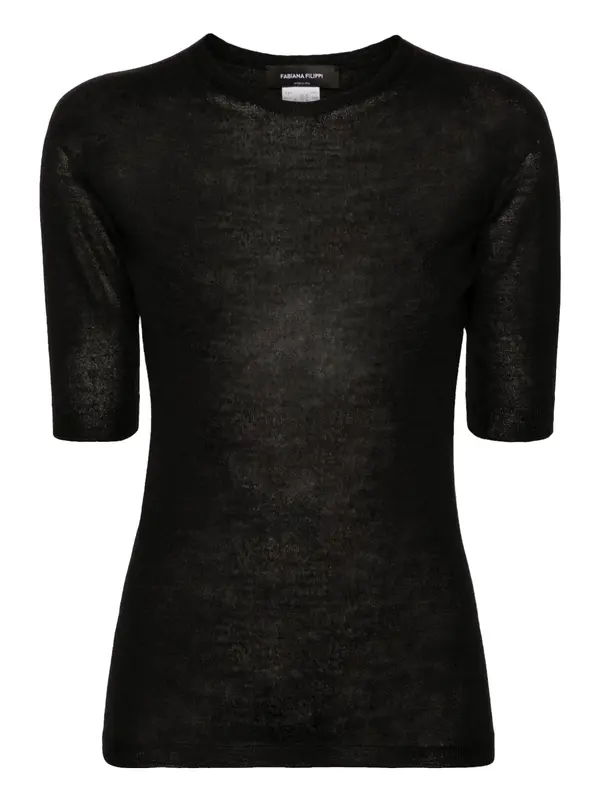 Fabiana Filippi Short-sleeve Sweater - Black