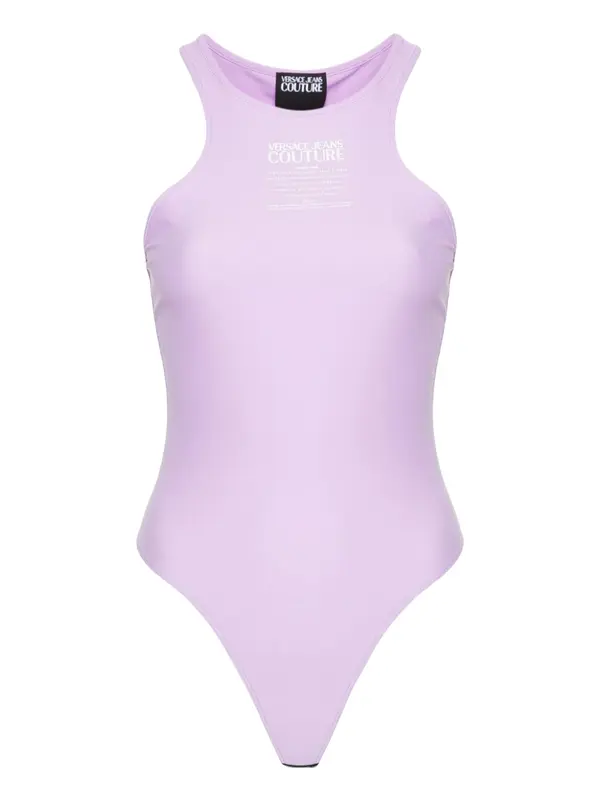 Versace Warranty Logo Bodysuit - Purple