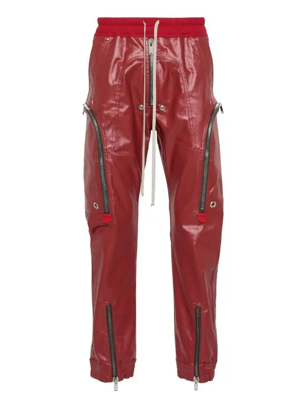 Rick Owens Bauhaus Cargo Trousers - Red