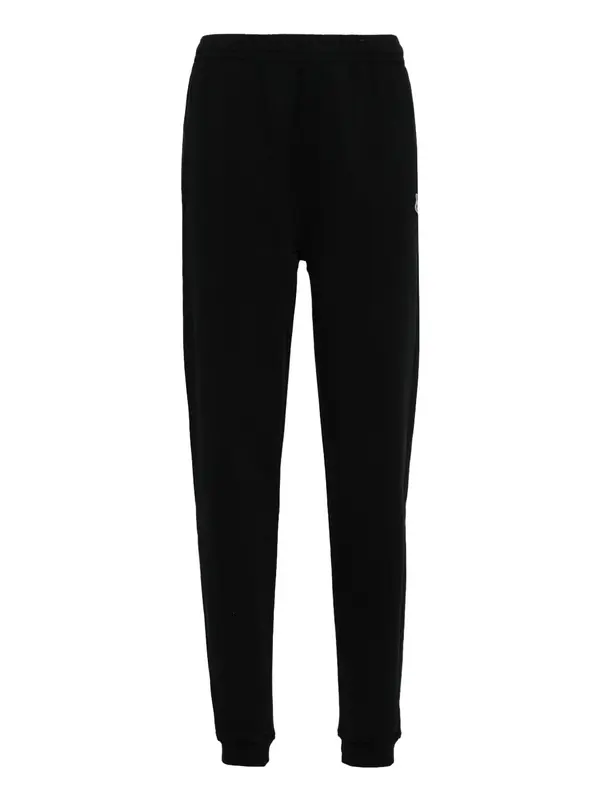 Maison Kitsuné Fox-appliqué Track Pants - Black