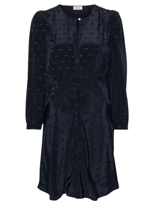 Zadig&Voltaire Rhodri Wings-jacquard Dress - Blue