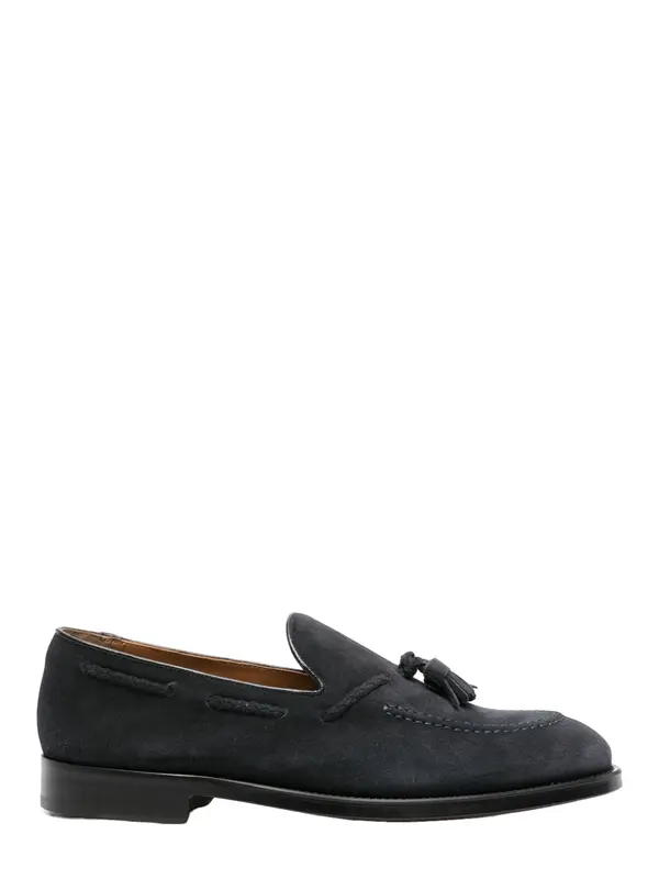 DOUCAL'S Tassel-detail Suede Loafers - Blue
