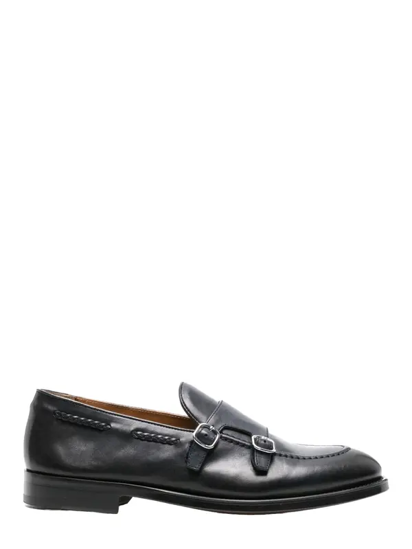 DOUCAL'S Double-buckle Monk Shoes - Blue