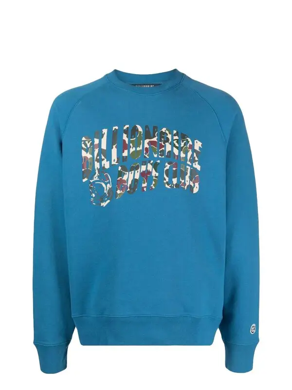 BILLIONAIRE BOYS CLUB Duck Camo Arch-logo Sweatshirt - Blue