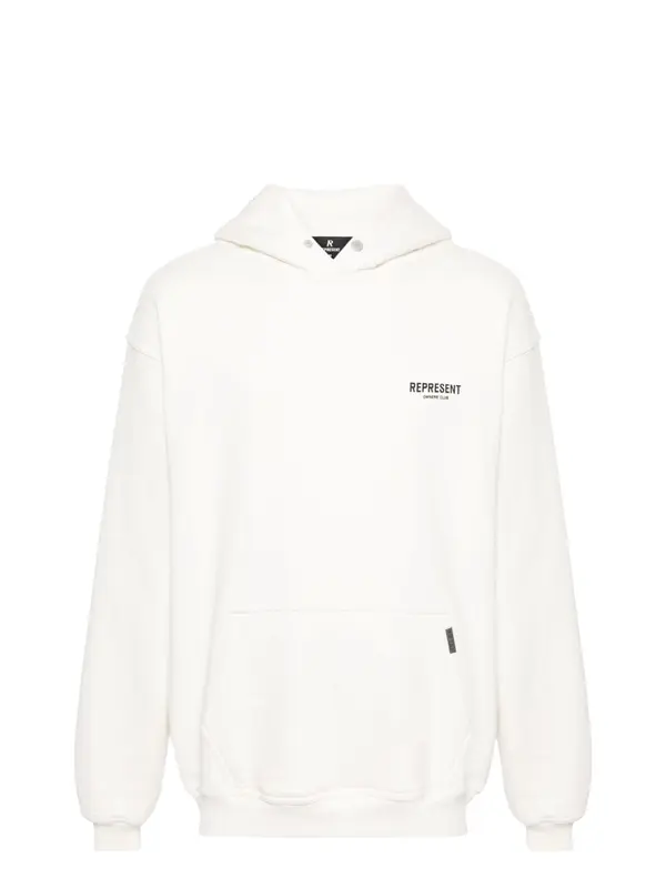 REPRESENT Owners Club Cotton Hoodie - White
