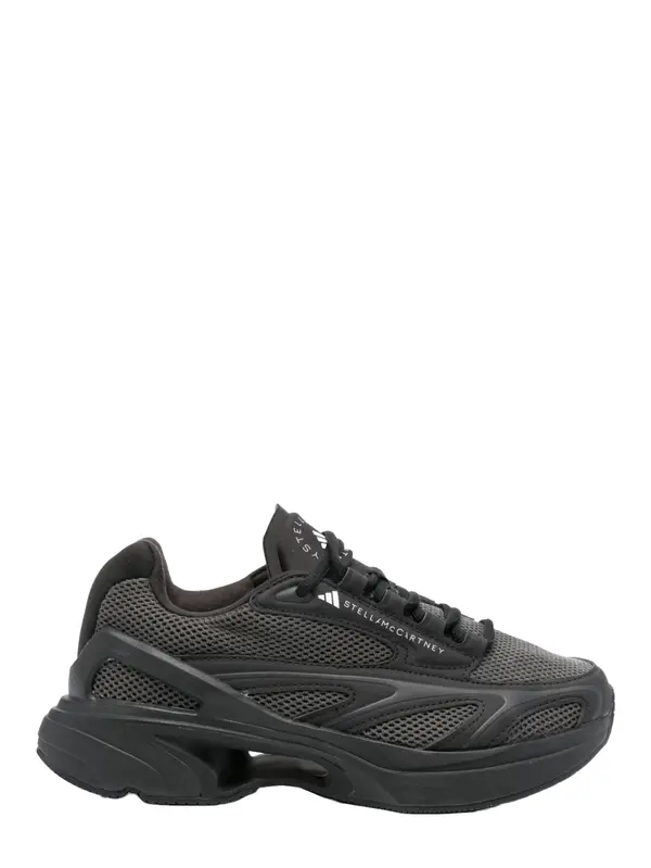 Adidas By Stella McCartney Logo-print Panelled Sneakers - Black