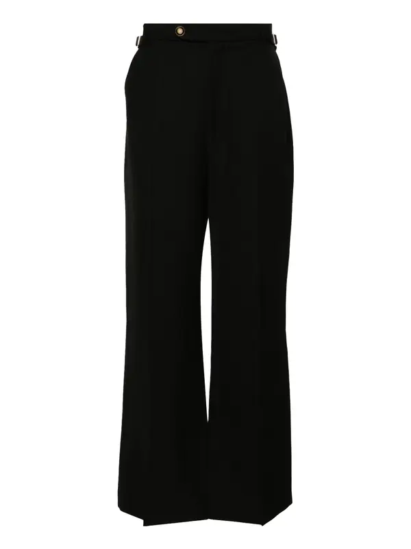 Casablanca Tailored Straight-leg Trousers - Black