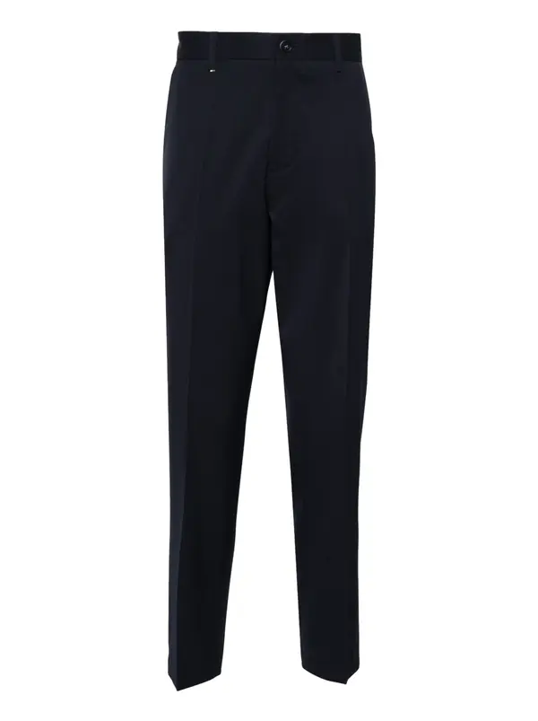 BOSS Tailored Mid-rise Trousers - Blue