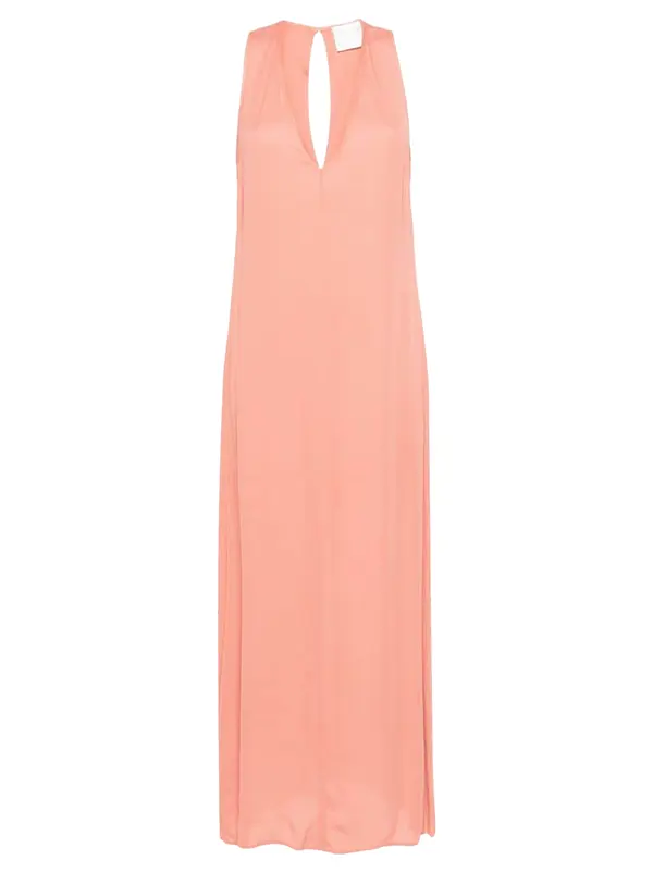 FORTE_FORTE Sleeveless Flared Dress - Pink