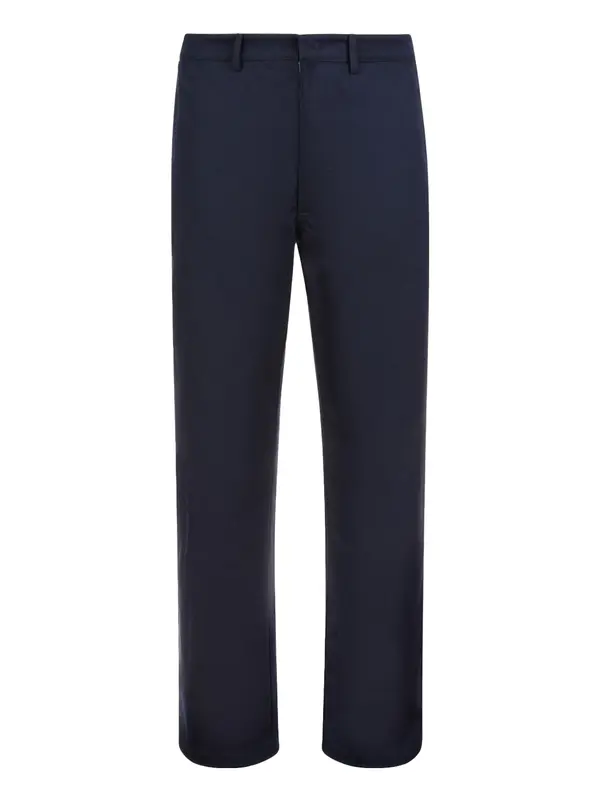 Bally Straight-leg Cotton Trousers - Blue