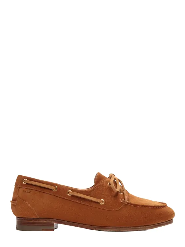 Bally Plume Leather Loafers - Brown