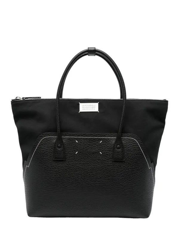 MAISON MARGIELA Large 5ac Leather Tote - Black
