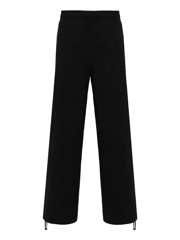 Nike Solo Swoosh Wide-leg Track Pants - Black