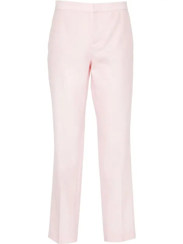 Fabiana Filippi Pressed-crease Straight-leg Trousers - Pink
