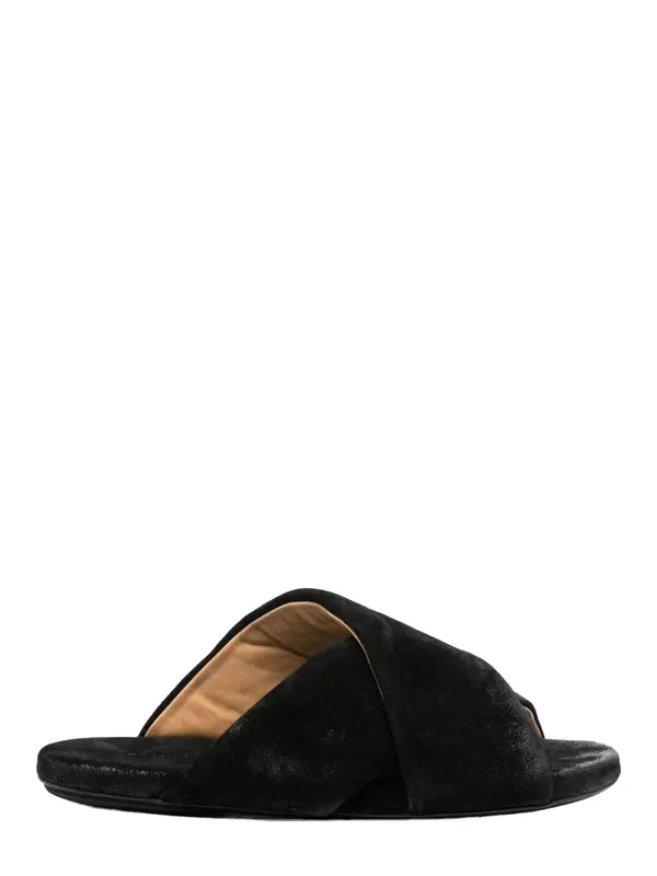 Marsèll Spanciata Suede Sandals - Black