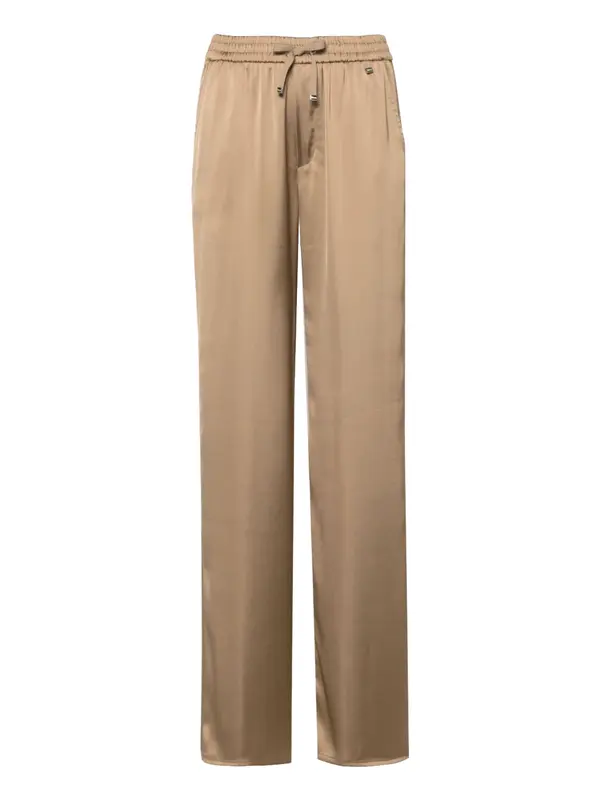 Herno High-waisted Wide-leg Trousers - Brown