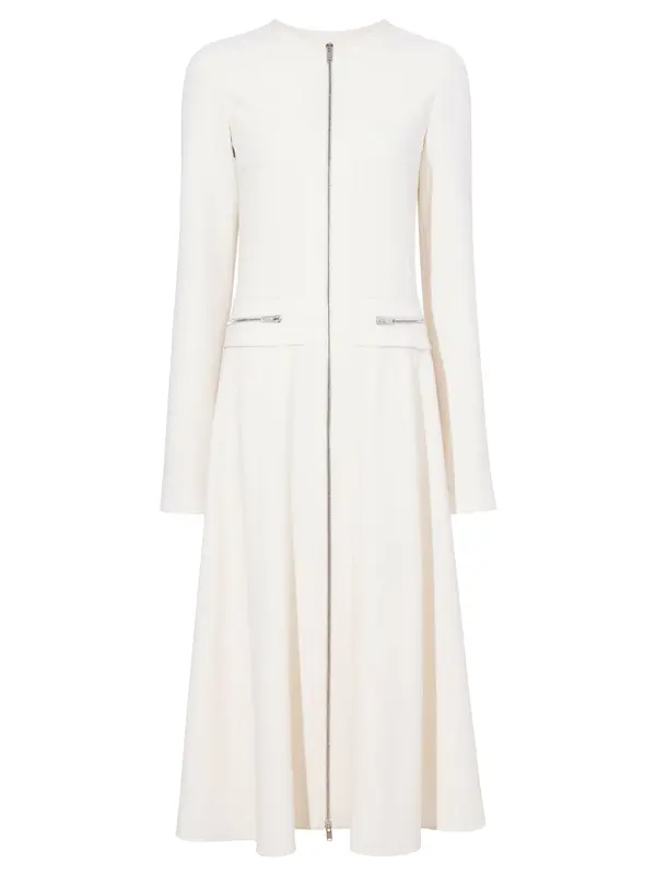 Proenza Schouler Panelled Crepe Maxi Dress - Neutrals
