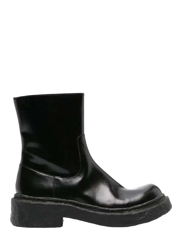 Camper Vámonos Leather Ankle Boots - Black