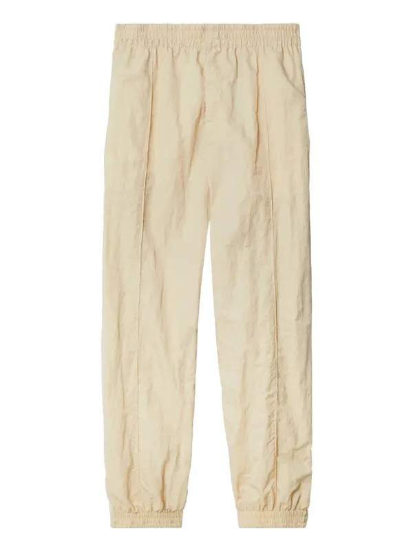 Burberry Crinkled Wide-leg Track Pants - Neutrals