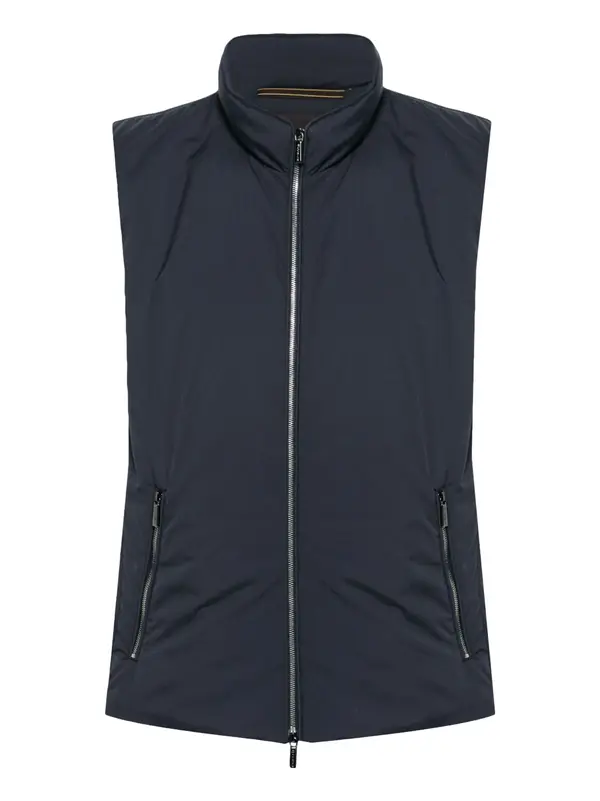 MOORER Senio Padded Gilet - Blue