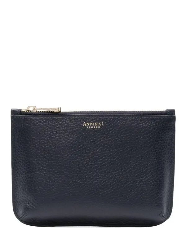 ASPINAL OF LONDON Medium Ella Pouch - Blue