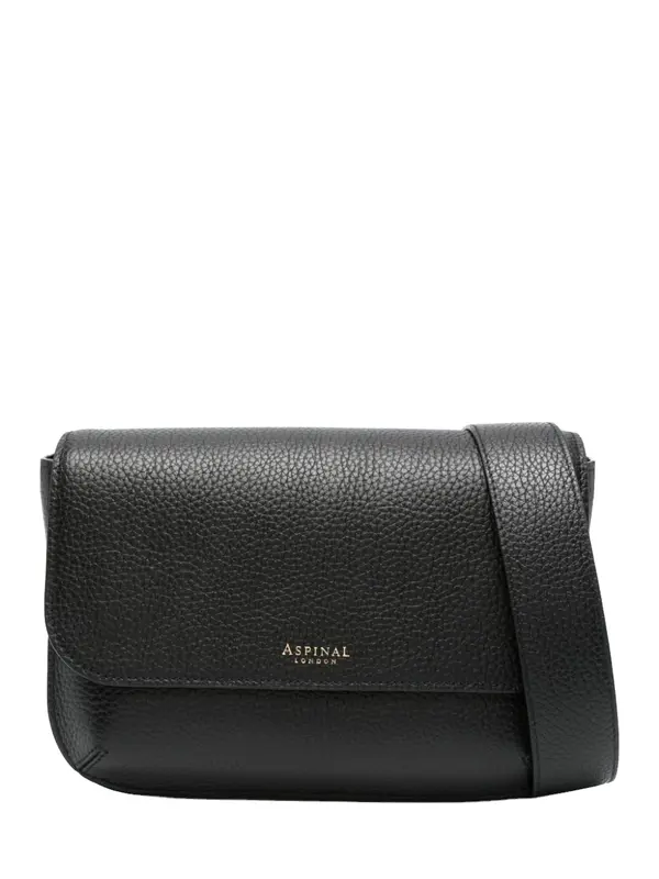 ASPINAL OF LONDON Ella Leather Crossbody Bag - Black