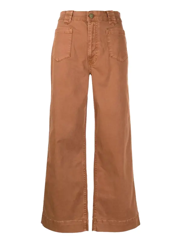 FRAME Utility Relaxed Jeans - Brown