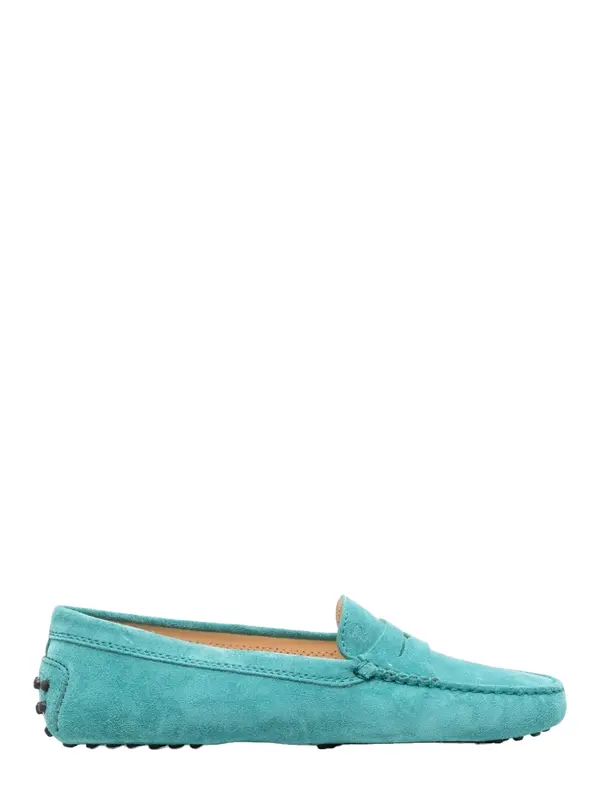 TOD'S Suede Penny Loafers - Blue